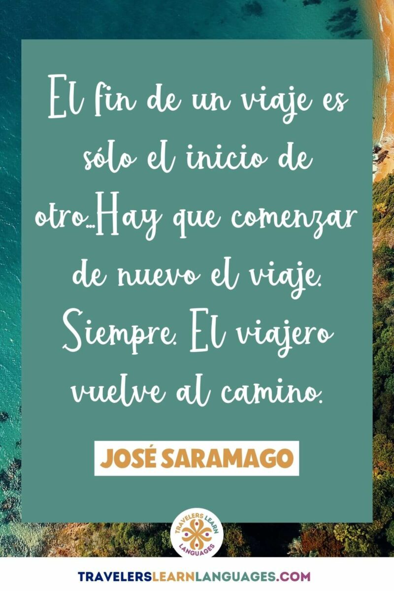 Spanish Travel Quotes - Travelers Learn Languages